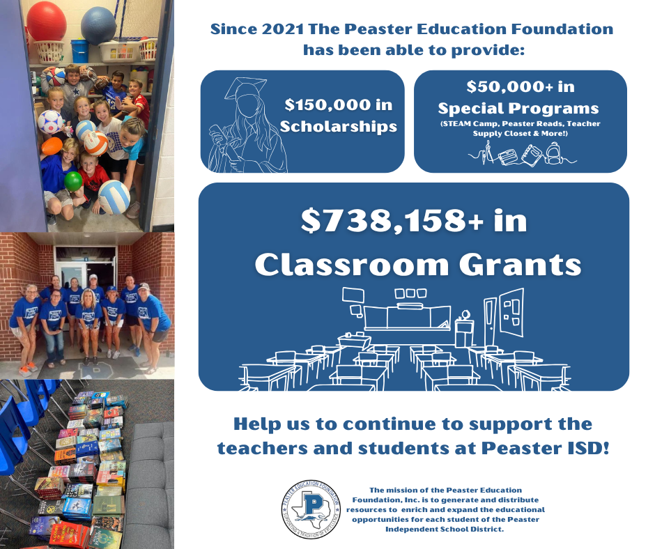 Peaster Education Foundation – Helping grow the tradition of excellence